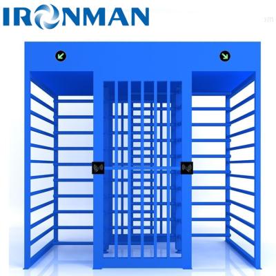 China Rainproof Full Height Safety Turnstile Gate 2300mm Stainless Steel Access Control with 30 Persons/Min Capacity for sale