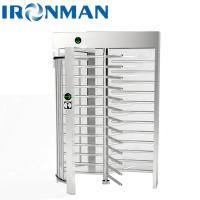 China Security Baffle Gate Turnstile 1500x1500mm with Anti-Backup Function for High-Security Areas for sale