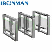 China Smarter Security Turnstiles Airport with Sound and Light Alarm Function 1400mm x 120mm for sale