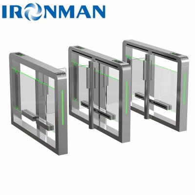 China Smarter Security Turnstiles Airport with Sound and Light Alarm Function 1400mm x 120mm for sale