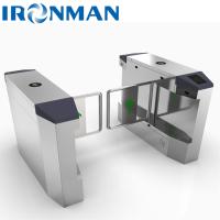 China Supermarket Swing Gate Turnstile TDH-B216 with Anti-Climbing Alarm, 1200×280×980mm Stainless Steel Construction for sale