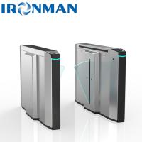 China Speed Gate Turnstile 10mm Acrylic Swing Door 1500x300x980mm for Hospitals Hotels for sale