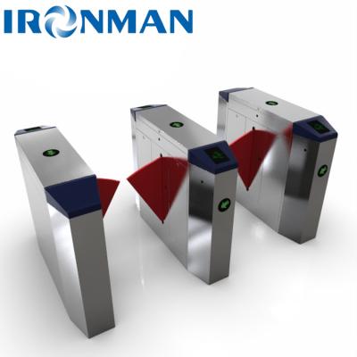 China Luxury RFID Swing Barrier Turnstile 1500x300x980mm for Subway Exit Access Control for sale