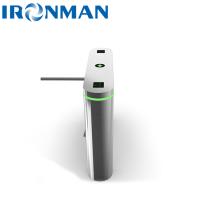 China Black Paint 304 Stainless Steel Vertical Tripod Turnstile with Face Recognition for Pedestrian Gate for sale