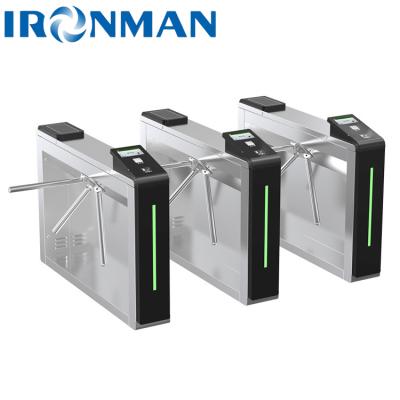 China Stainless Steel Three Arm Tripod Turnstile Gate AC220V/110V 1500×240×1070mm with 15M Cycle Life for sale