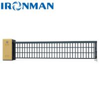 China Ironman Stainless Steel Boom Barrier 1200mm Height 6m Arm Length 250W Motor for Vehicle Access Control for sale