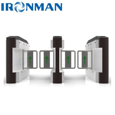 China IM.B222 Swing Barrier Turnstile with 5 Million Cycle Durability and RS232 Serial Port - 1400x280x980mm Stainless Steel for sale