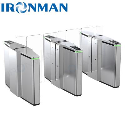 China Security Sliding Gate Turnstile 1400x345x980mm with 0.5s Opening Speed and SUS304 Stainless Steel Construction for sale