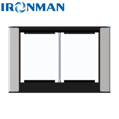 China Outdoor IP54 Stainless Steel Automatic Swing Barrier Gate – Pedestrian Access Control Solution for sale