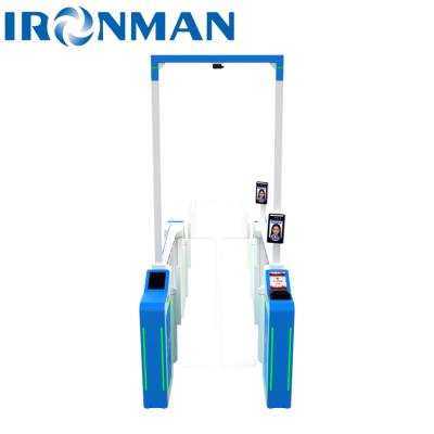 China 3D Object Detection AB Interlocking Turnstile 3000x200x1040mm SUS201 Stainless Steel Access Control for sale