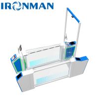 China Customizable AB Interlocking Turnstile Door 1000mm Wide Channel for High Traffic Areas for sale