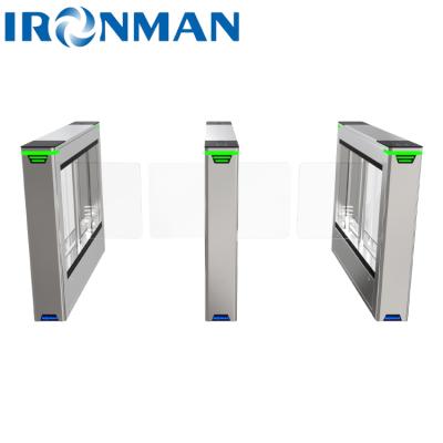 China Automatic Swing Turnstile Barrier 304 Stainless Steel 1120mm Lane Width Brushless Motor Pedestrian Gate for sale