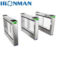 China Automatic Swing Turnstile Barrier 304 Stainless Steel 1120mm Lane Width Brushless Motor Pedestrian Gate for sale