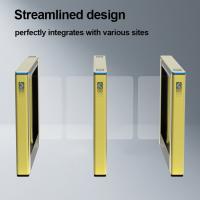 China Brushless Servo Motor Swing Barrier Gate Turnstile 1500mm 980mm for Enterprise Access Control for sale