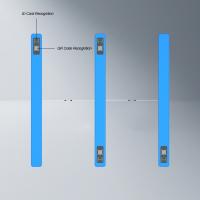 China Pedestrian Swing Turnstile Gate One-Way QR Code Reader ID Card Recognition Suitable for Office for sale