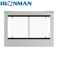 China Brushless Motor Automatic Swing Turnstile 304 Stainless Steel Pedestrian Barrier Gate 1120mm Lane Width for Commercial Access Control for sale