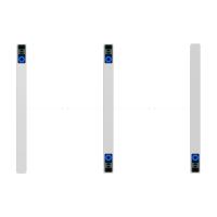 China Glass Wing Swing Barrier Turnstile with 600mm Wide Lane for High-Traffic Areas and Tempered Glass Wings for sale