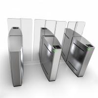 China Automatic Sliding Gate Turnstile 1400*335*980mm with 6 Pairs of Infrared Detection in 304 Stainless Steel for sale