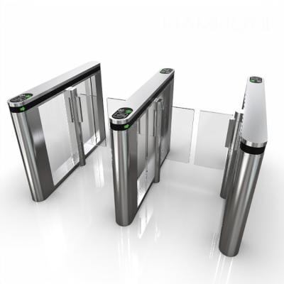 China Security Turnstile Gate with RFID Card Reader Stainless Steel SUS304 and Servo Motor for Access Control for sale