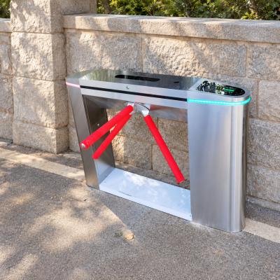 China Fully Automatic Stainless Steel SUS304 Tripod Turnstile Gate with Anti-collision Function for Secure Access Control for sale