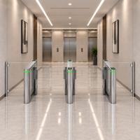 China Automatic Speedlane Swing Turnstile with Stainless Steel SUS304, DC Brushless Motor and Anti-Tailgating Function for sale