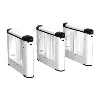 China Smart Swing Barrier Turnstile with Optical Channel Technology and Swipe Card Identification for High-Security Access Control for sale