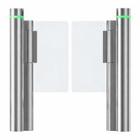 China SUS304 Stainless Steel Speed Gate Turnstile with Sound and Light Alarm for Indoor/Outdoor Use for sale