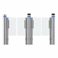China SUS304 Stainless Steel Speed Gate Turnstile with Sound and Light Alarm for Indoor/Outdoor Use for sale