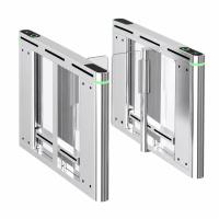 China SUS304 Stainless Steel Speed Gate Turnstile with Sound and Light Alarm for Indoor/Outdoor Use for sale