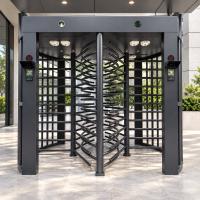 China Auto Pedestrian Turnstile Security Doors Full Height 2300mm with 30 Persons/Minute Capacity for sale
