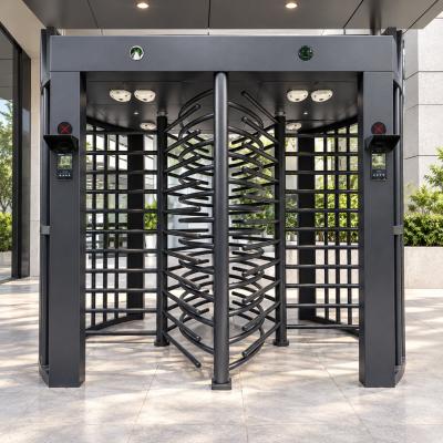 China Auto Pedestrian Turnstile Security Doors Full Height 2300mm with 30 Persons/Minute Capacity for sale
