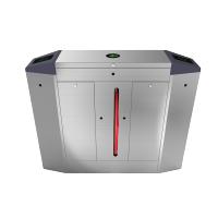China Flap Barrier Turnstile with 5,000,000 Times Service Life, 550MM Channel Width, and AISI SUS304 Housing Material for sale