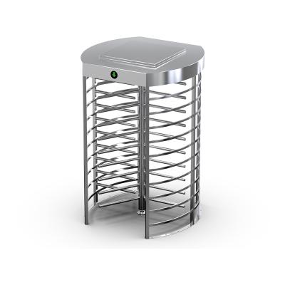 China Full Height Security Turnstile 1500×1500×2300mm with 30 Persons/Minute Capacity and CE Certification for sale