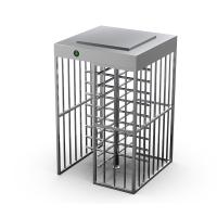 China Semi Automatic Full Height Turnstile Gate 2300mm Stainless Steel 30 Persons/Minute Access Control for sale
