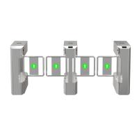 China Arc Bevel Automatic Swing Gate Turnstile 1200x280x980mm with 30 Persons/Min Capacity and SUS304 Stainless Steel Construction for sale