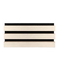 China SGS Flavorless Wood Veneer Slats Ceiling Panels 600x2400x21mm for sale