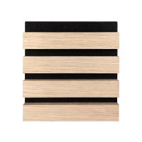China SGS Flavorless Wood Veneer Slats Ceiling Panels 600x2400x21mm for sale