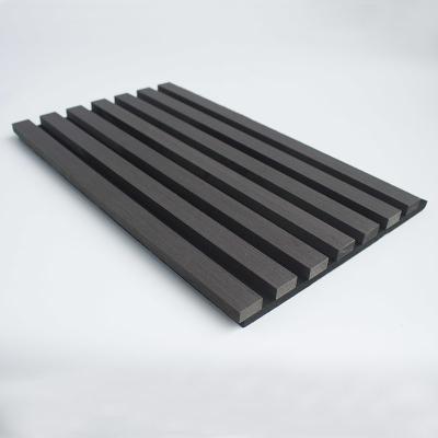 China Durable Acoustic Slat Wood Wall Panels For Schools Hallways for sale