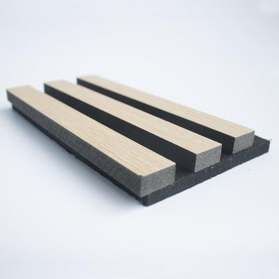 China 3D Akupanle Soundproof Wood Slat Wall Panels For Musical Event Space for sale