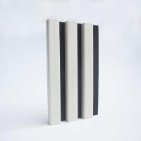 China 3sides Coated Slat Wood Panels 600*2800*21mm Slat Wood Absorbing Application Theater Meeting Room Corridors for sale