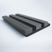 China 600*2400*21mm 3 Sides Coated Slat Wood Absorbing Application Meeting Room Corridors Office for sale