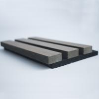 China 600*2400*21mm 3 Sides Coated Slat Wood Absorbing Application Meeting Room Corridors Office for sale