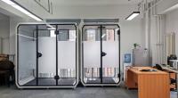 China Manufacturers Working Prefabricated House Private Office Phone Soundproof booth for sale
