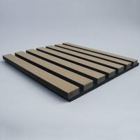 China Harmless Recycled Acoustic Wood Wall , Moistureproof Timber Slat Panels for sale