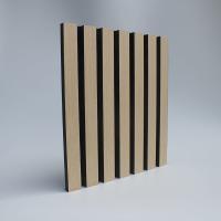 China Harmless Recycled Acoustic Wood Wall , Moistureproof Timber Slat Panels for sale
