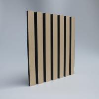 China Harmless Recycled Acoustic Wood Wall , Moistureproof Timber Slat Panels for sale