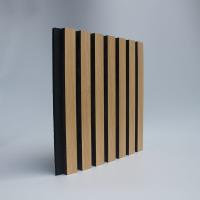 China Odorless Wall Wood Slat Acoustic Panels Nontoxic Flameproof For Office for sale