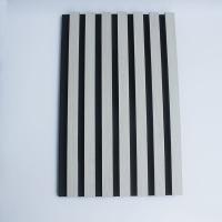 China Recycled Soundproof Timber Slatted Walls , Moistureproof Acoustic Slat Wall Panel for sale