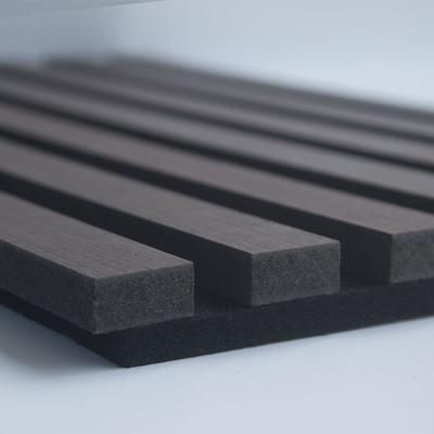 China Recycled Nontoxic Wood Acoustic Panel , Flavorless Sound Proof Wooden Board for sale