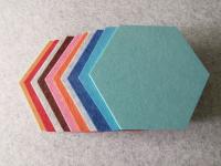 China Theater Hexagon Polyester Fiber Acoustic Panel Soundproof Nontoxic for sale